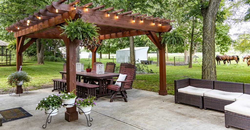 Brookside Timber Frame - Outdoor Structures with Old World Heritage