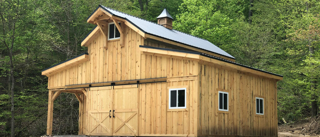 Timber Frame Barns - Brookside Timber Frame