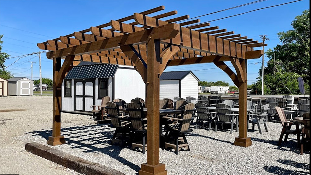 Timberline Backyard of Fairborn - Brookside Timber Frame